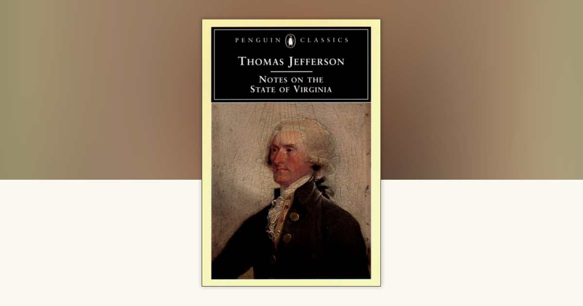 Notes on the State of Virginia by Thomas Jefferson: 9780140436679 ...