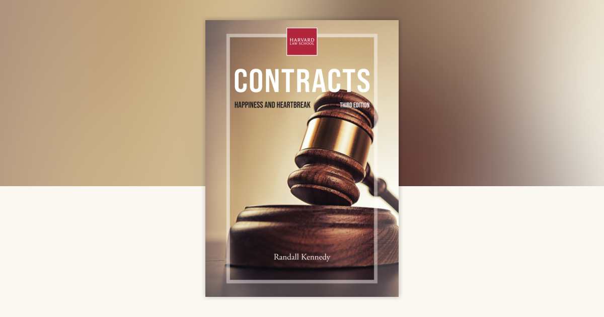 Contracts, third edition by Randall Kennedy: 9780262545686 ...