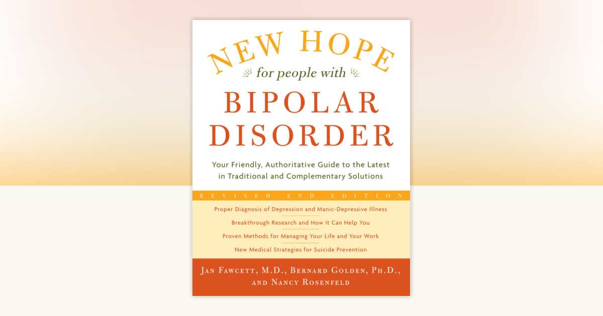 New Hope For People With Bipolar Disorder Revised 2nd Edition by Jan ...
