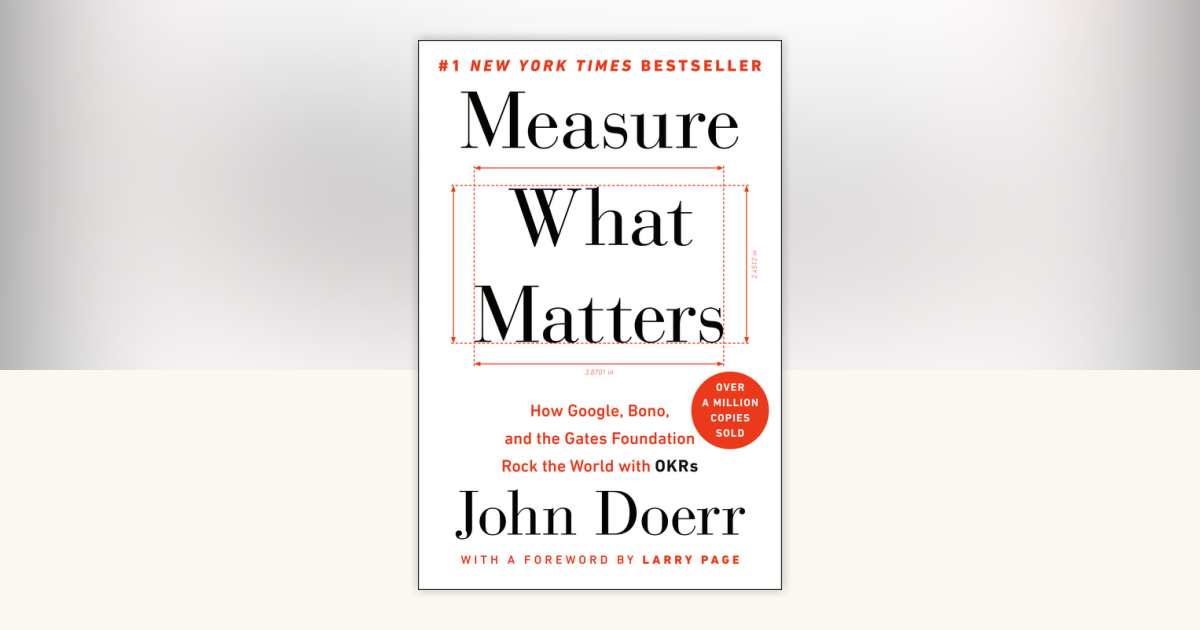 Measure What Matters by John Doerr: 9780525536222 | PenguinRandomHouse ...