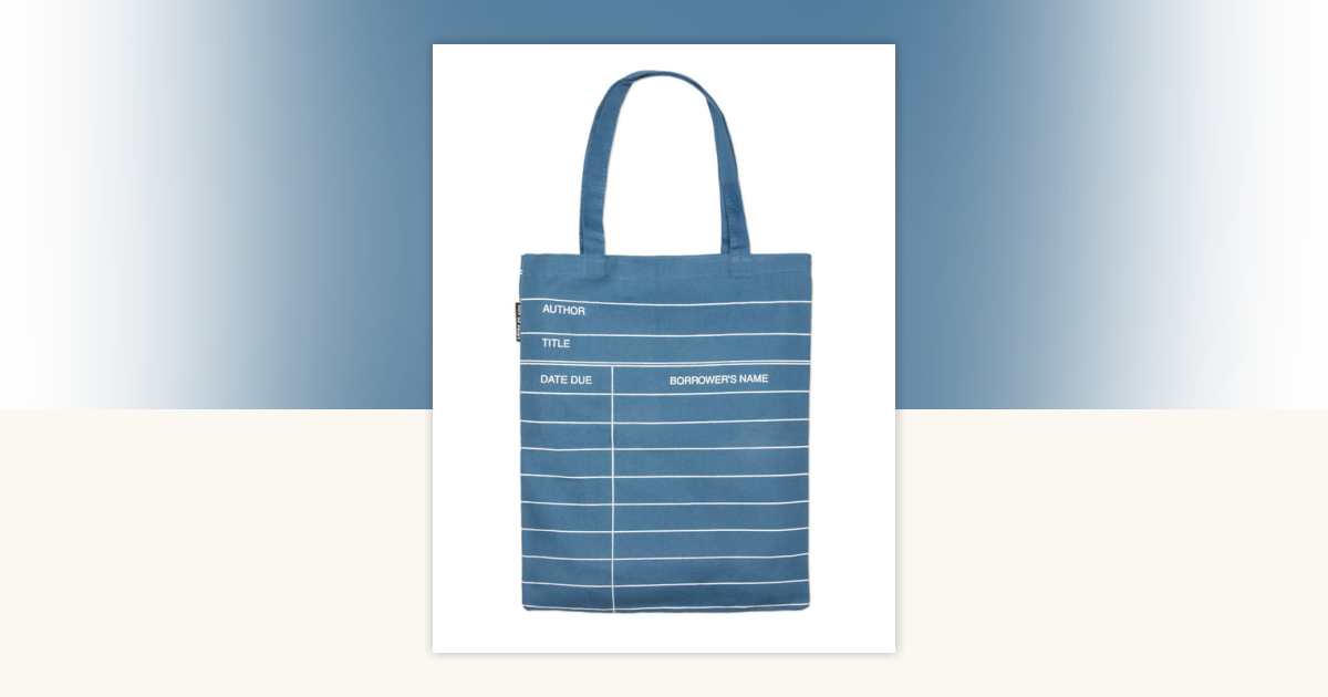 Library Card (Denim) Tote Bag by Out of Print: 9780593276440 ...