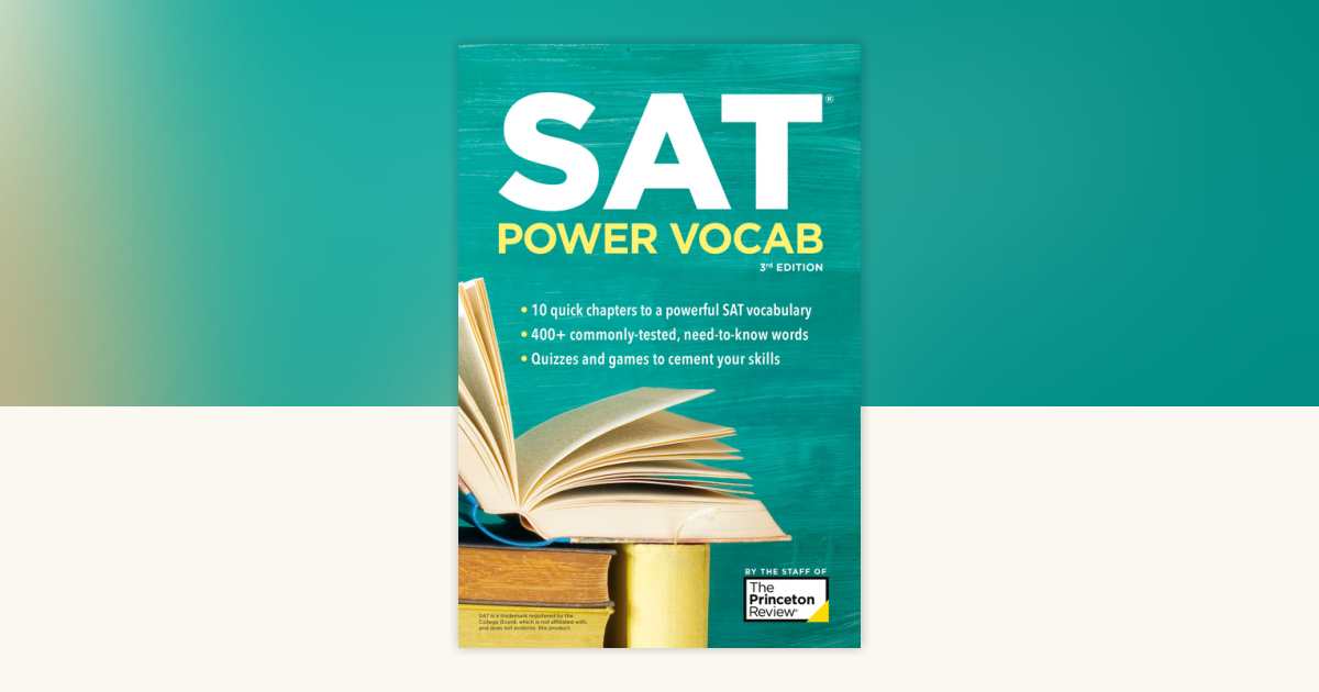 SAT Power Vocab, 3rd Edition by The Princeton Review: 9780593516706 ...