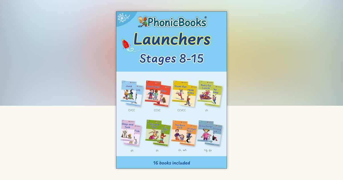 Phonic Books Dandelion Launchers Stages 8-15 Junk (Words with Four ...