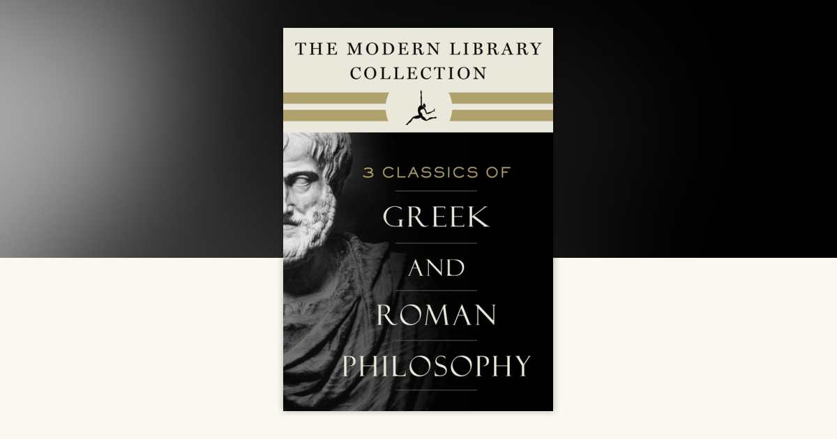 The Modern Library Collection of Greek and Roman Philosophy 3-Book ...