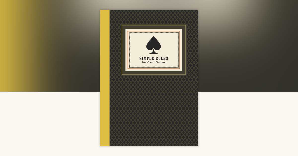 Simple Rules for Card Games by Potter Gift: 9780770433857 ...