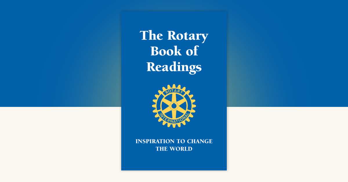 The Rotary Book of Readings by Hobart Rotary Club: 9781578268658 ...
