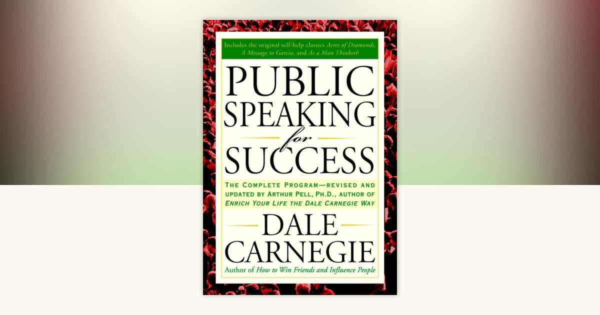 Public Speaking for Success by Dale Carnegie: 9781585424924 ...