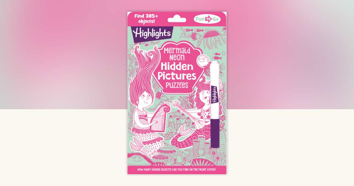 Mermaid Neon Hidden Pictures Puzzles: 9781639621552 ...