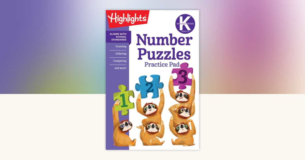Kindergarten Number Puzzles: 9781684376599 | PenguinRandomHouse.com: Books