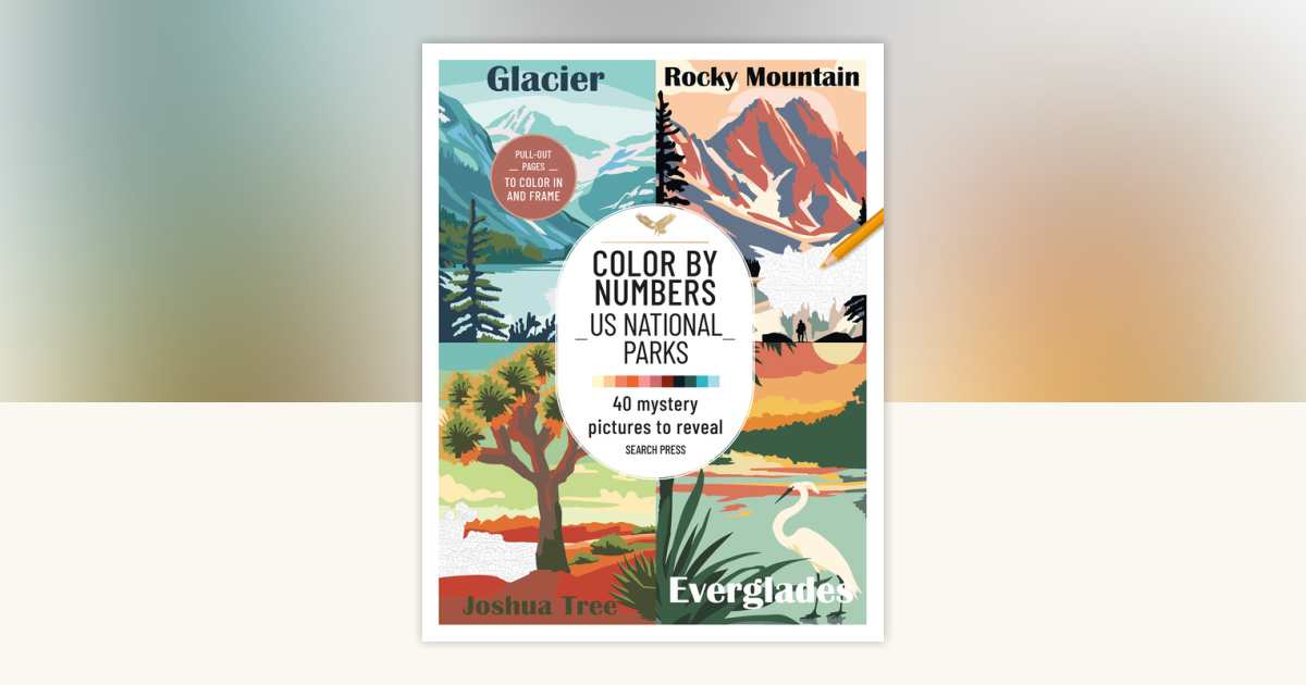 Color by Numbers US National Parks by Search Press: 9781800924604 ...
