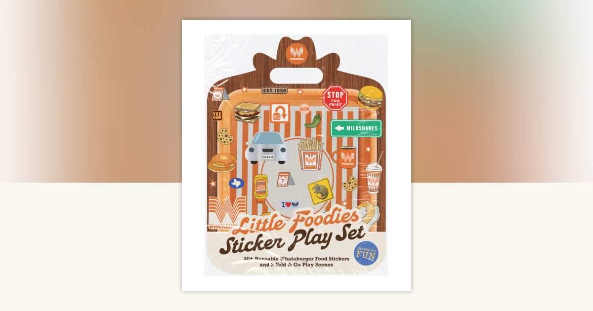 Little Foodies Reusable Sticker Play Set by Blue Star Press ...