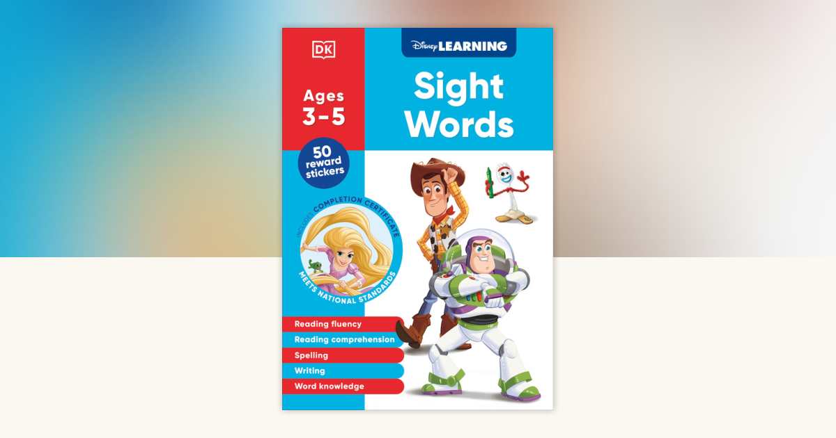 Disney Learning Sight Words (Ages 3-5) by DK: 9798217128235 ...