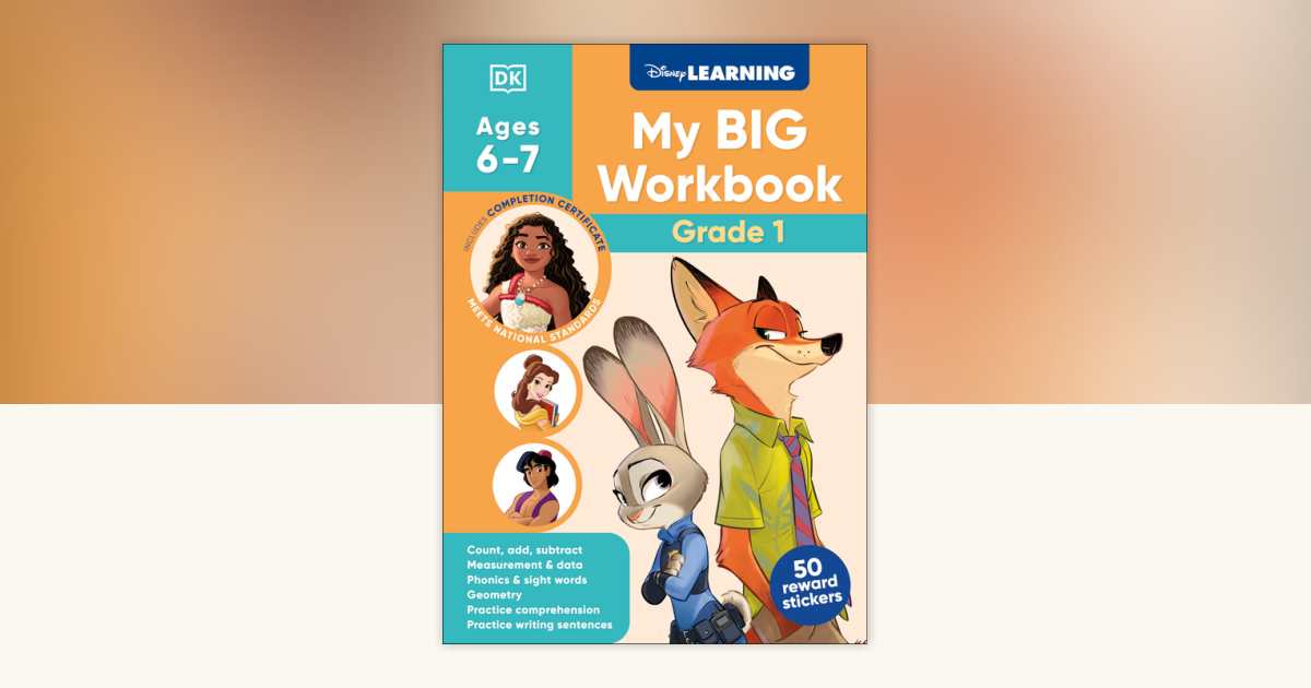 Disney Learning Big Workbook Grade 1 by DK: 9798217128280 ...