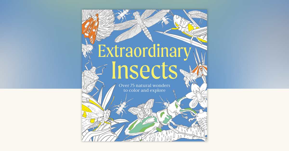 Extraordinary Insects Coloring Book by DK: 9798217306602 ...